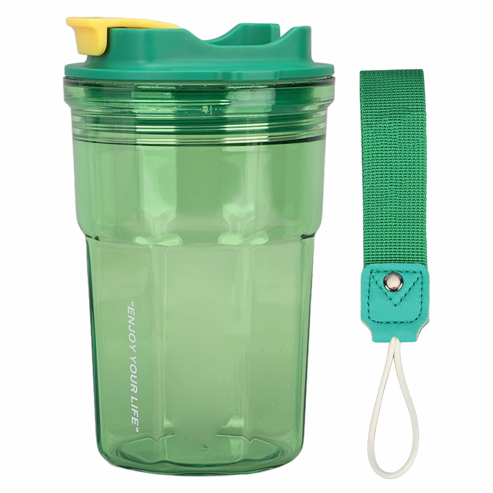Бутылка для питьевой воды, многоразовая, не содержащая BPA, герметичная дорожная бутылка для воды для кемпинга, пешего туризма, офиса, 450 мл, зеленая
