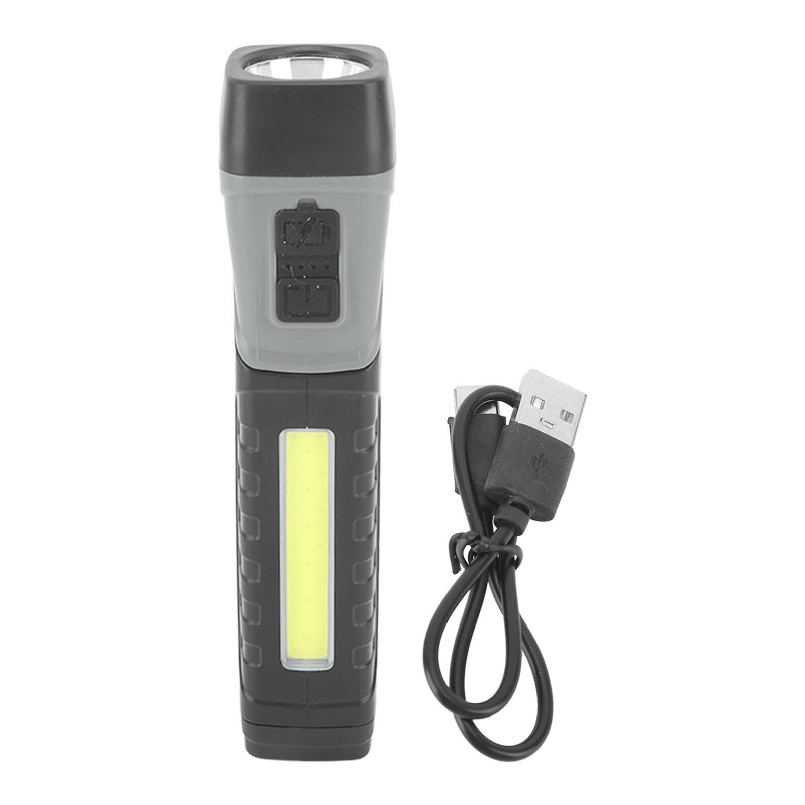 Светодиодный фонарик Super Bright Ipx4 Водонепроницаемый 5 режимов вращающийся магнитный фонарик с зажимом для рабочего кемпинга