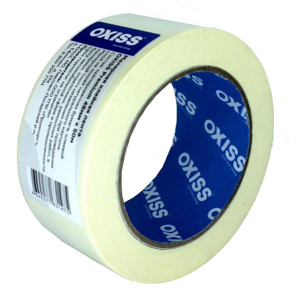 Малярная лента OXISS 50м 48мм 115µм белый
