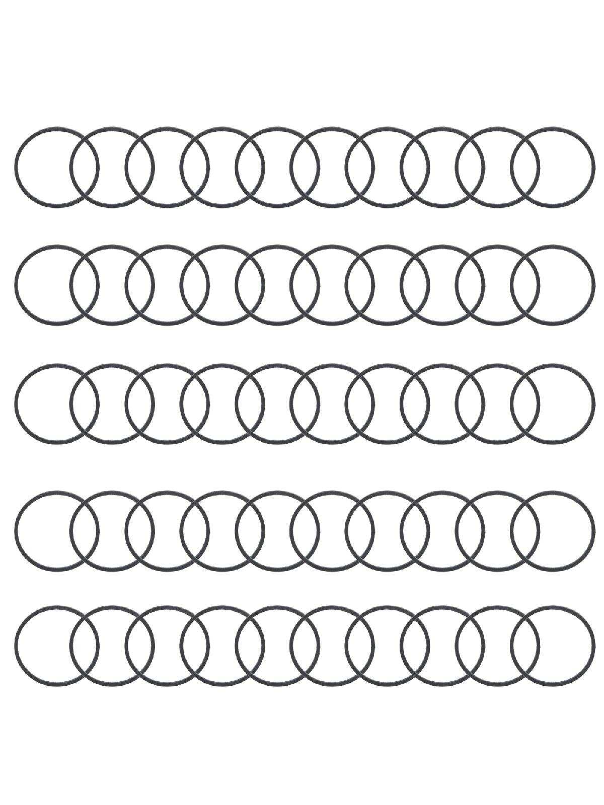 50 штук, диаметр ленты квадратного магнитофона 1,1 мм, 25 мм