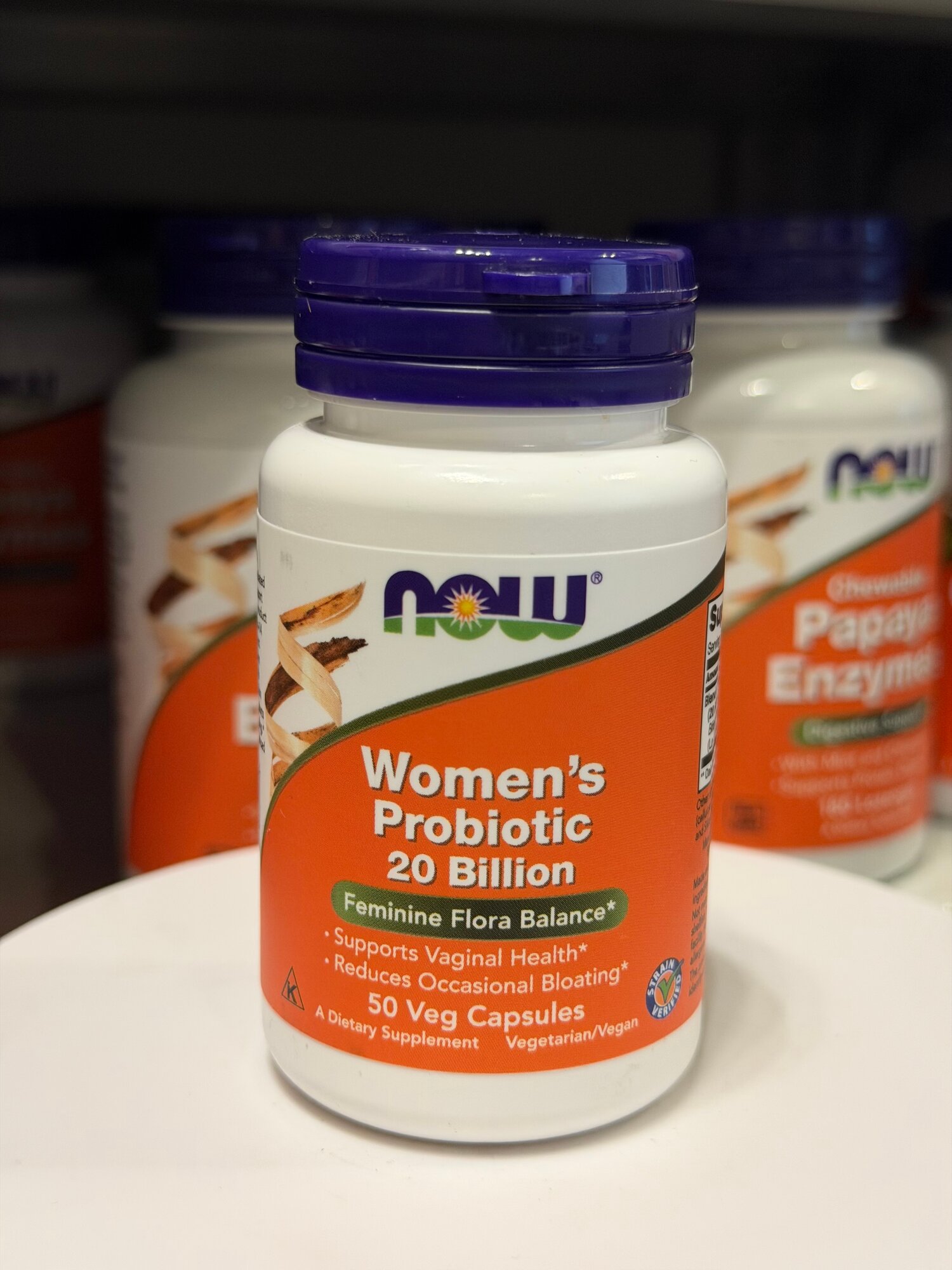 NOW Women's Probiotic 20 Billion — женские пробиотики для здоровья ЖКТ и микрофлоры, 50 капсул
