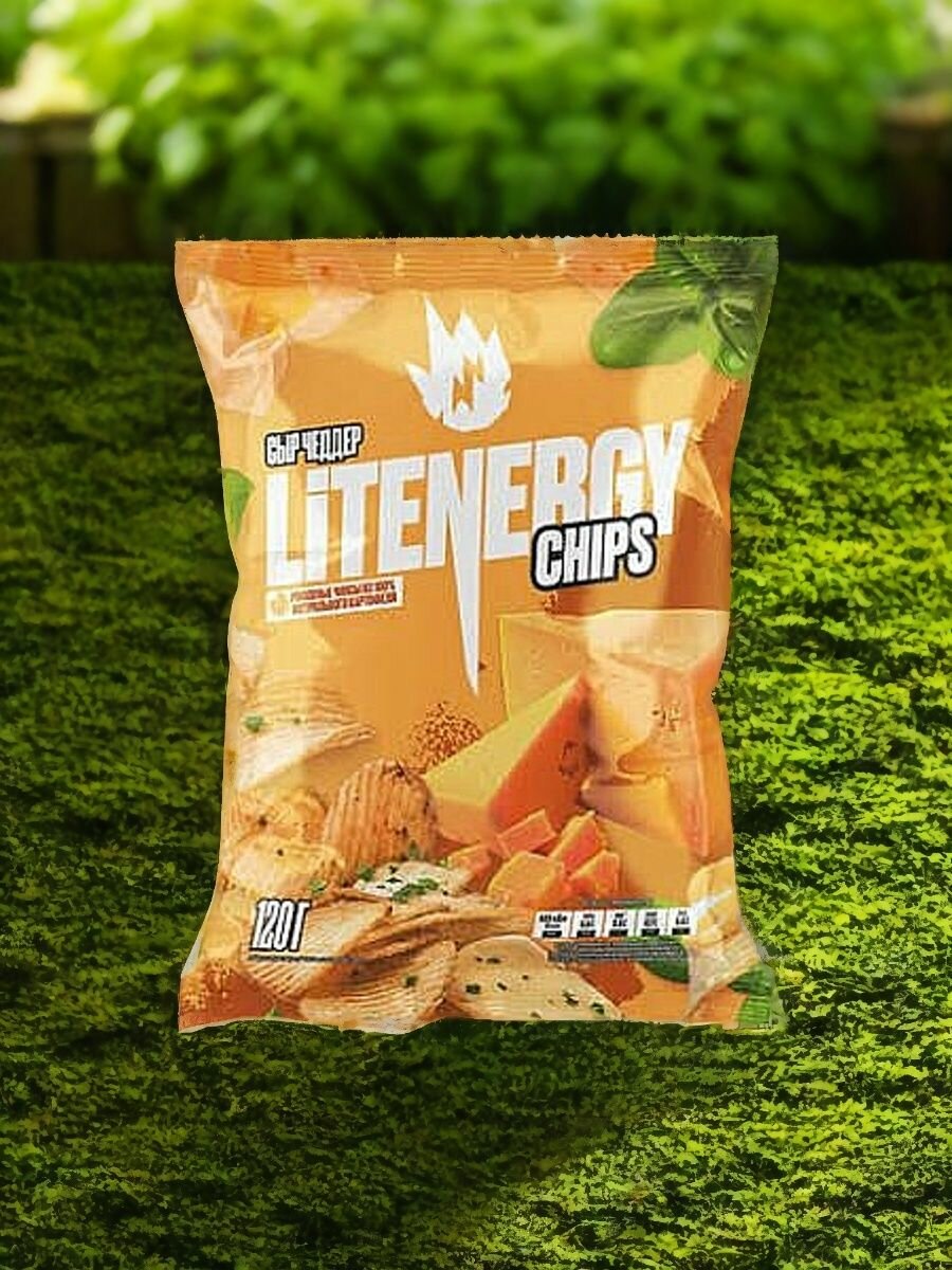Чипсы картофельные Lit Energy Сыр Чеддер 10 шт х 120 г