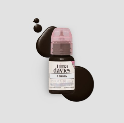 Пигмент Perma Blend Tina Davies I Love INK, 6 Ebony (15 мл)