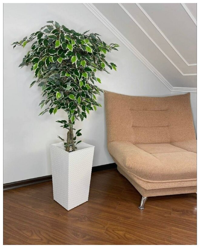 Искусственный фикус/Декоративное дерево в подарок/Фикус в кашпо