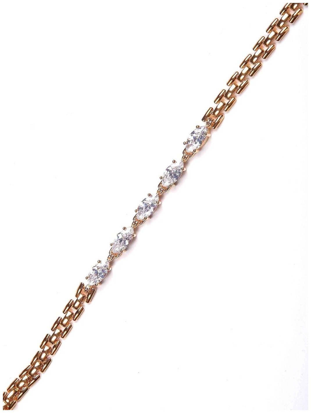 Плетеный браслет, хрусталь