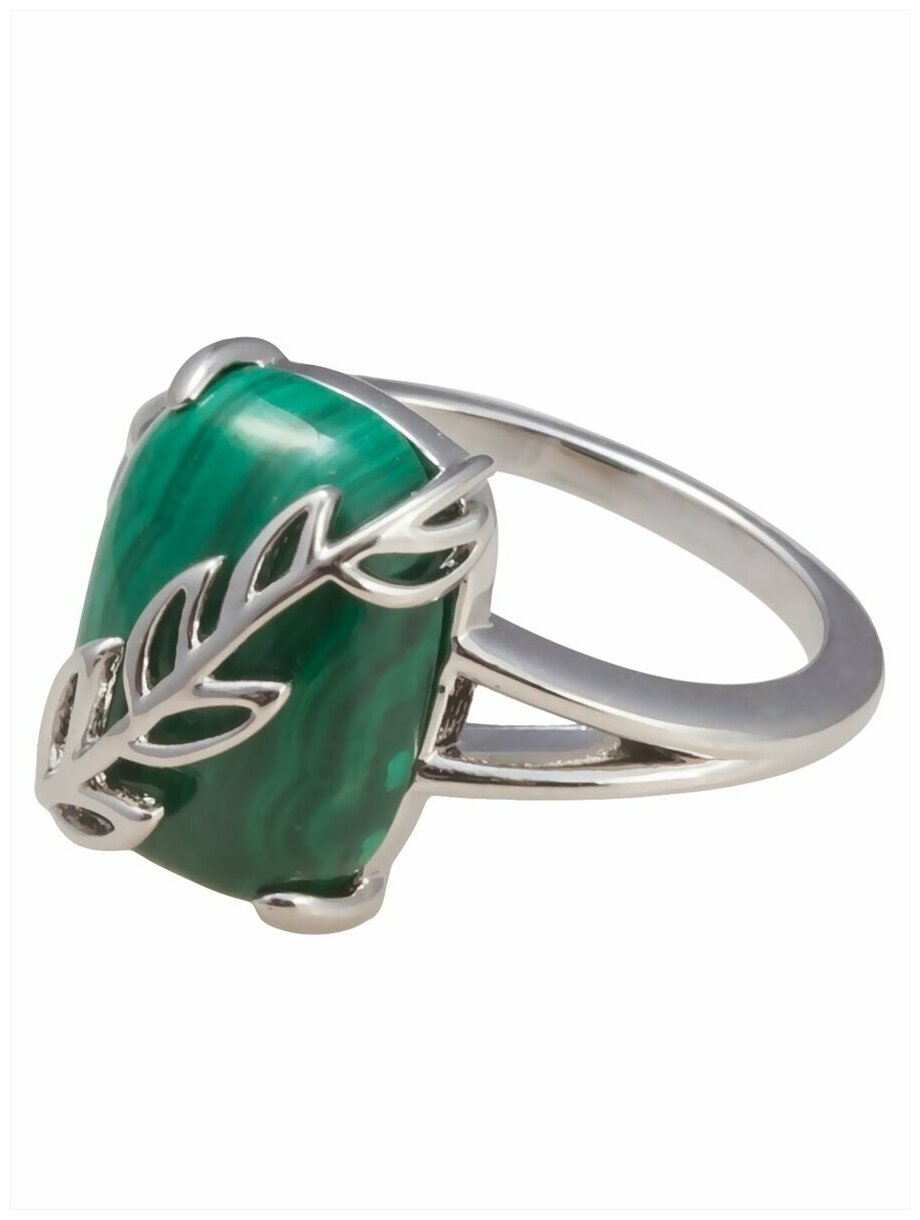 Кольцо, малахит