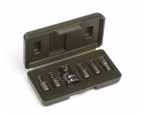 Набор вставок 1/2 SPLINE 6 предм. М5 М6 М8 М10 М12 х 30 мм переходник шестингр 3/8хкв.1/2 ДТ/5 Дело Техники арт. 626686