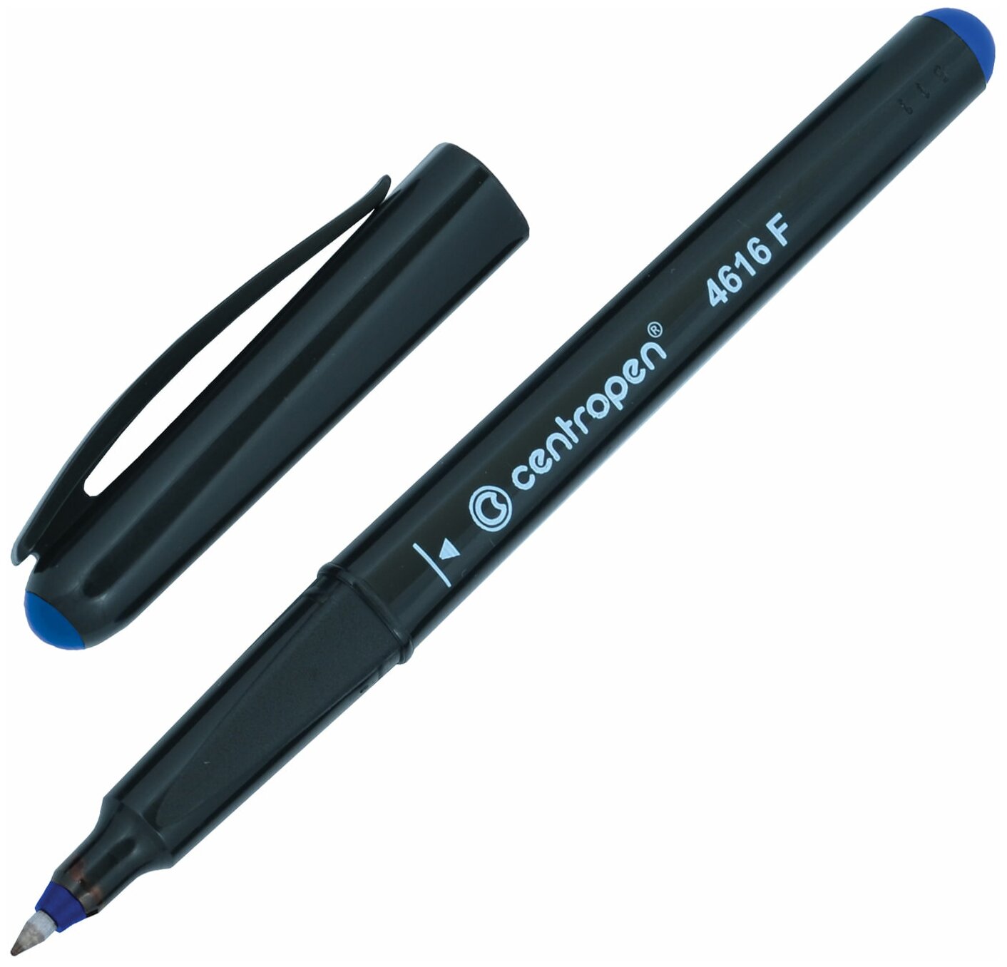 Маркер для CD и DVD синий CENTROPEN, трехгранная форма захвата, тонкий, 0,6 мм, 4616