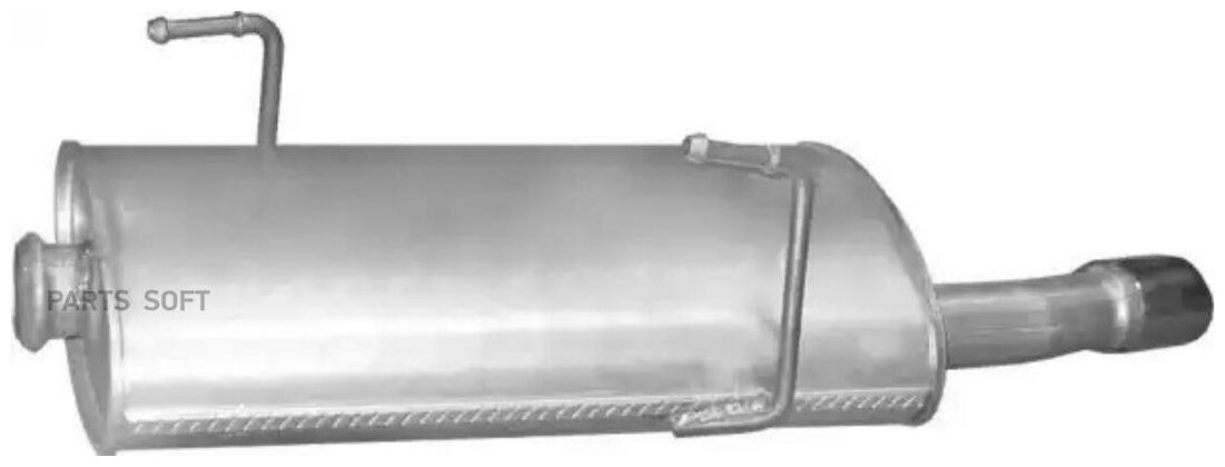 Глушитель задняя часть Polmostrow арт. 19507
