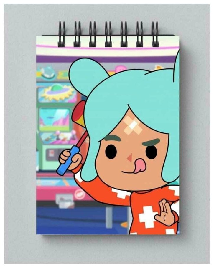 Блокнот MIGOM с принтом А5 "Тока Бока, Toca Boca" - 10