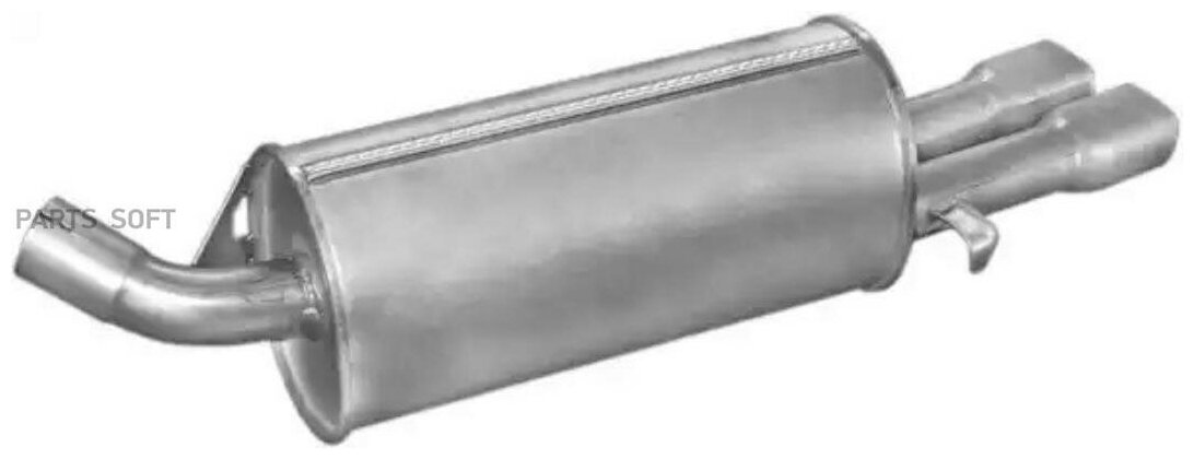 Глушитель задняя часть Polmostrow арт. 17101