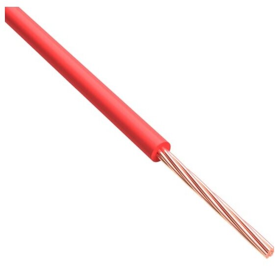 Провод Rexant ПГВА 1х2,50 кв. мм, красный (бухта 100 м)