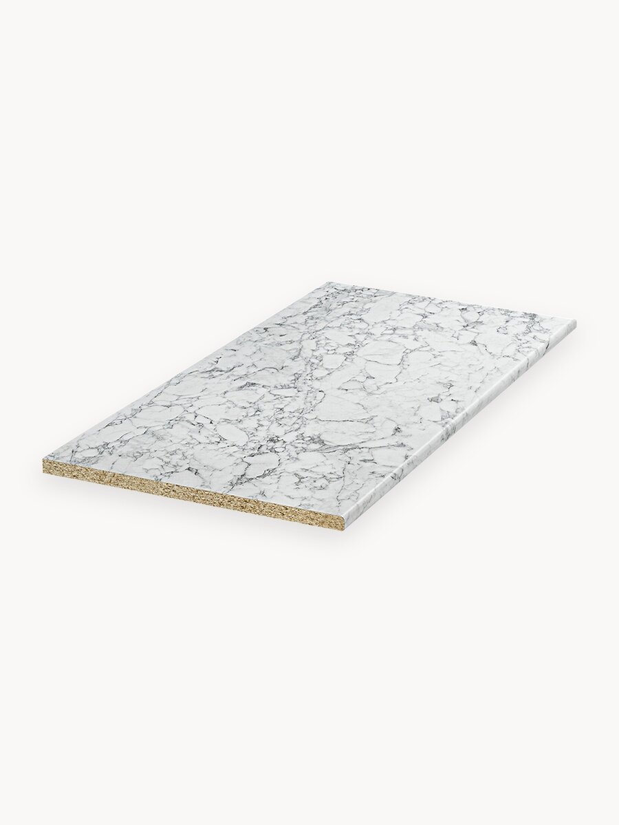 Столешница для кухни Скиф 1200х600x26мм с кромкой. Цвет - Мрамор итальянский