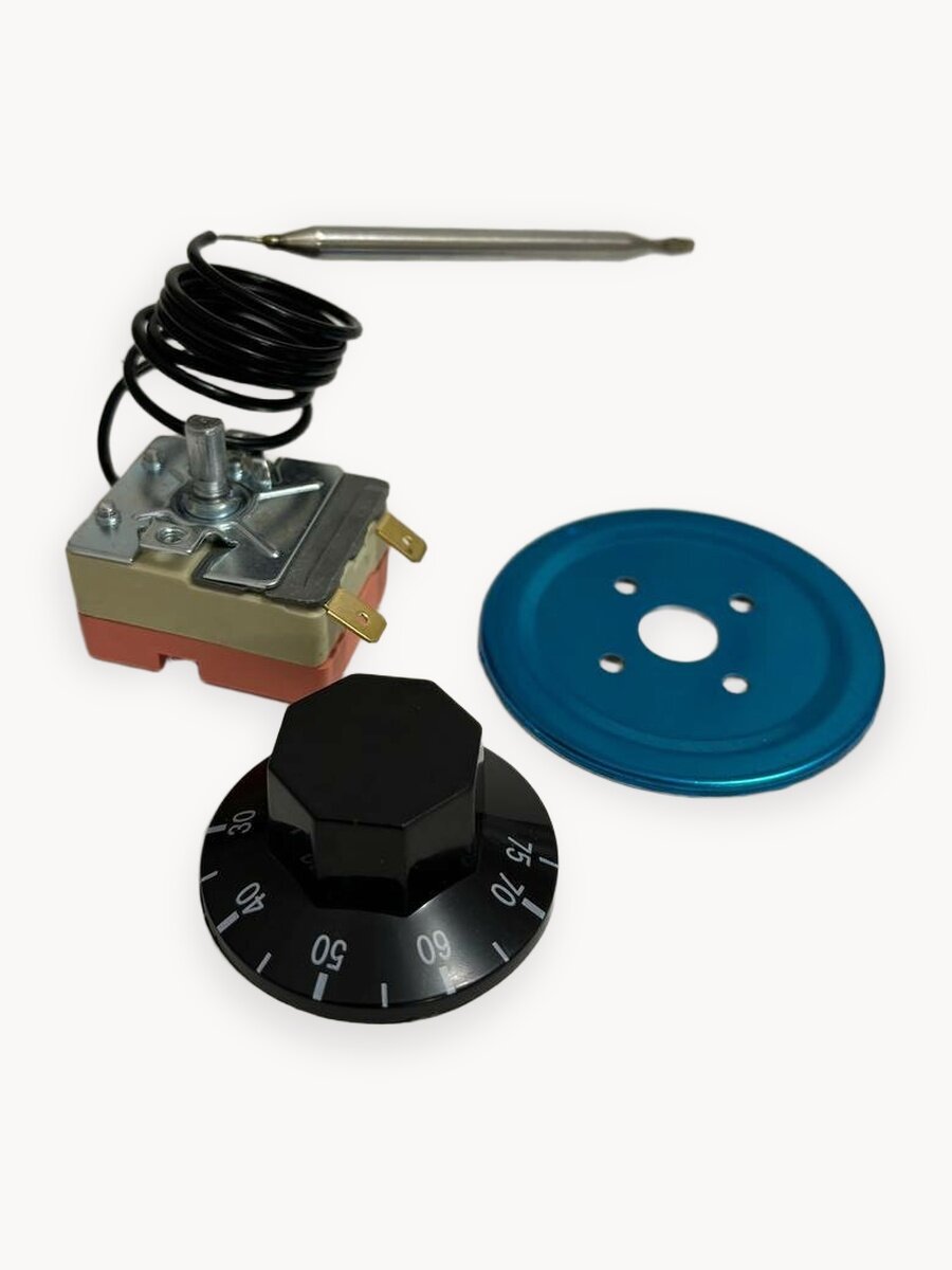 Термостат капиллярный для водонагревателя. Термозащита 75 градусов, 15A. 250V