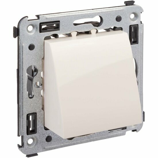 Вывод кабеля Dkc СП Avanti "Ванильная дымка", 4405983