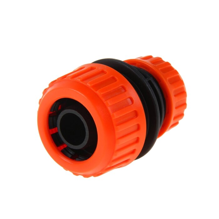 Муфта переходная, для шлангов 1/2" (12 мм) – 3/4" (19 мм), цанговое соединение, ABS-пластик, Greengo