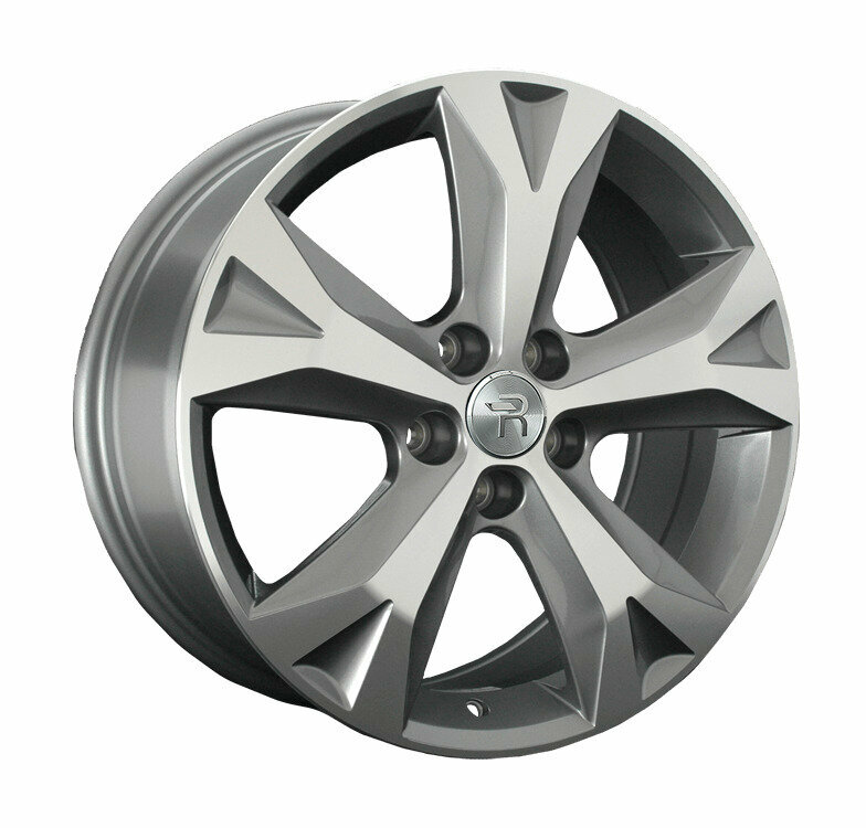 Колесный диск Replay HV1 18x7.5" PCD5x114,3 ET35 D60,1 темно-серый глянцевый с полированными лучами
