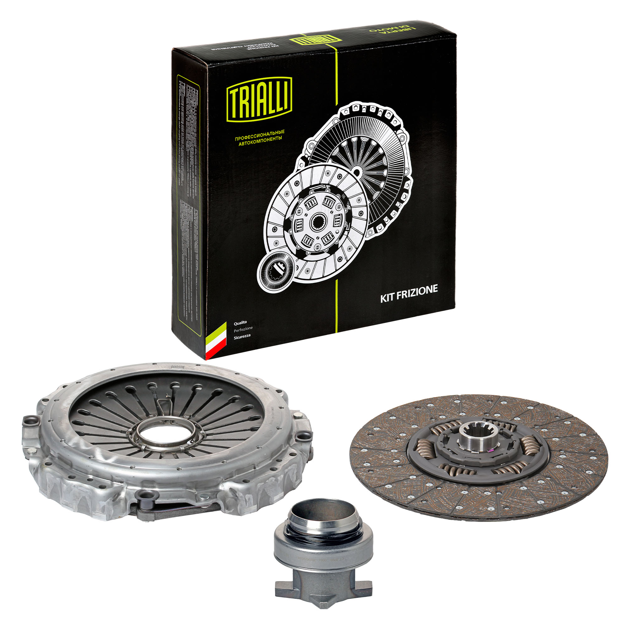 Сцепление в сборе для а/м MAN F2000 (94-)/F90 (86-)/F90 Unterflur (86-) (с мех. муфтой) HCV Trialli арт. FR819