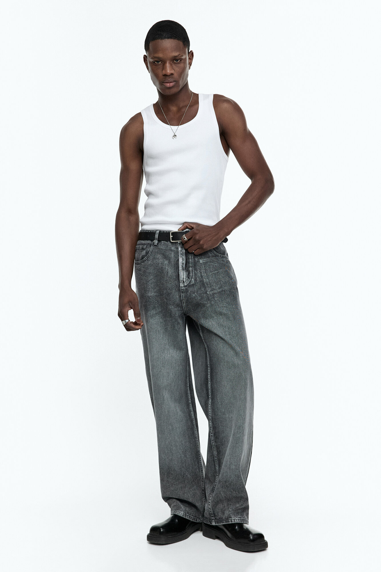 Джинсы широкие Grunge 