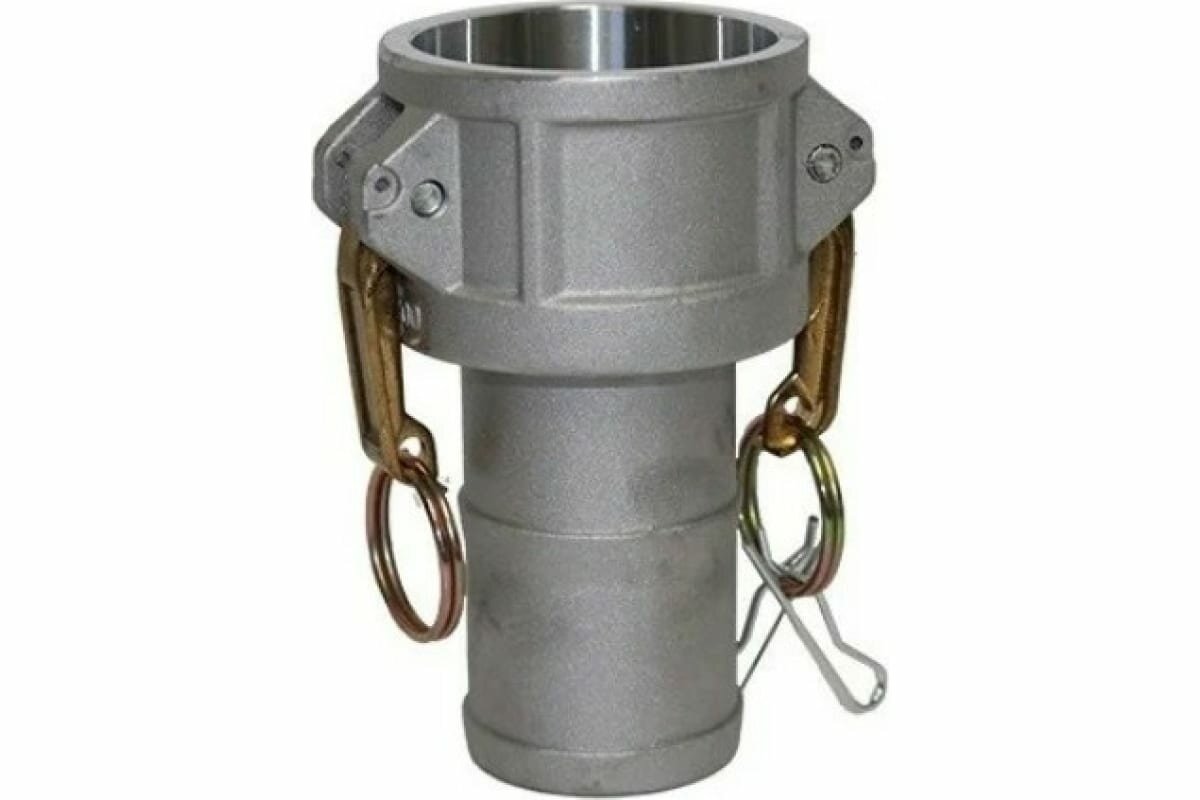 Алюминиевый камлок TITAN LOCK типа С серия EcoLine, розетка с хвостовиком 1 1/4" TL125CAL-EL