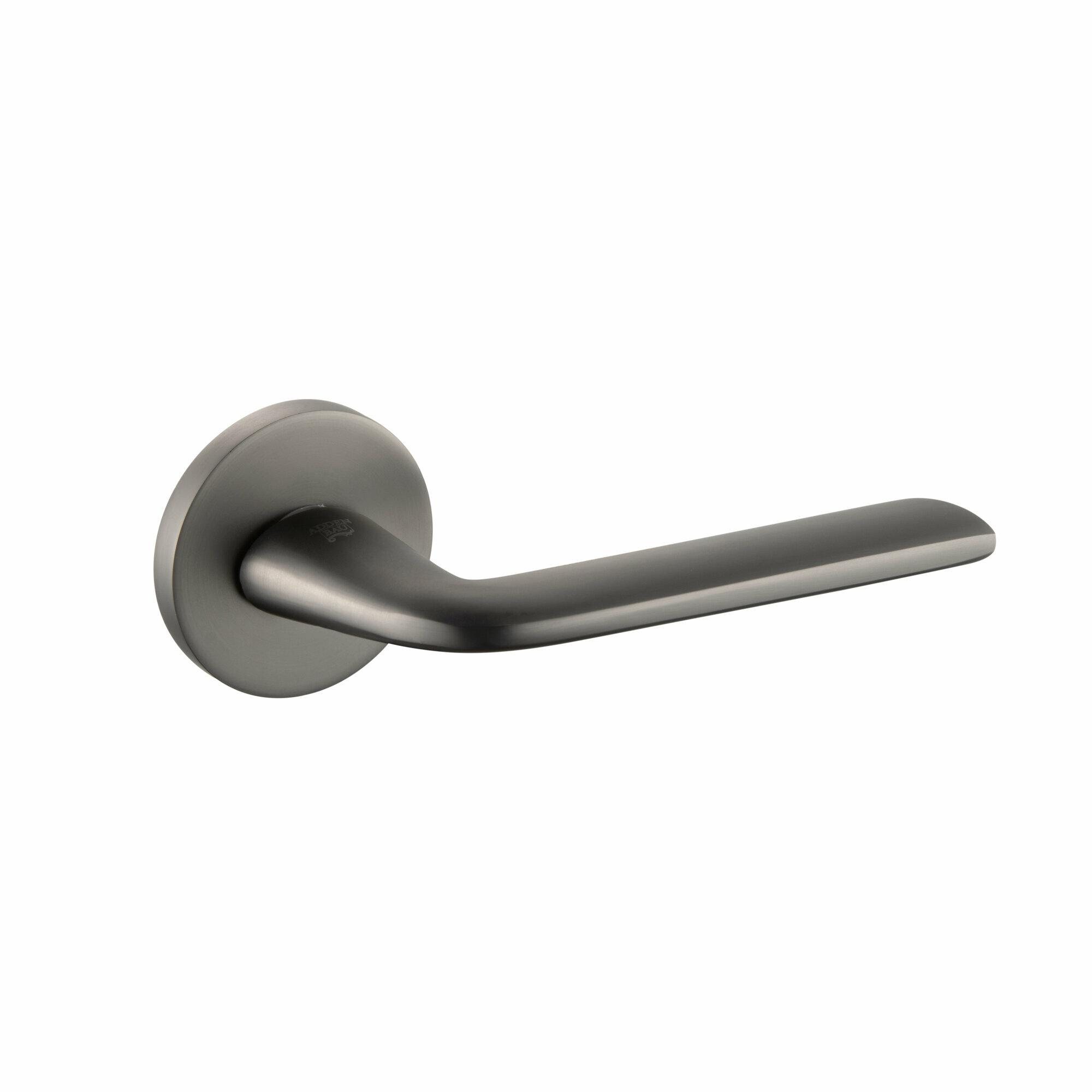 Ручка дверная на круглой накладке ADDEN BAU DOVE S-484 GRAPHITE