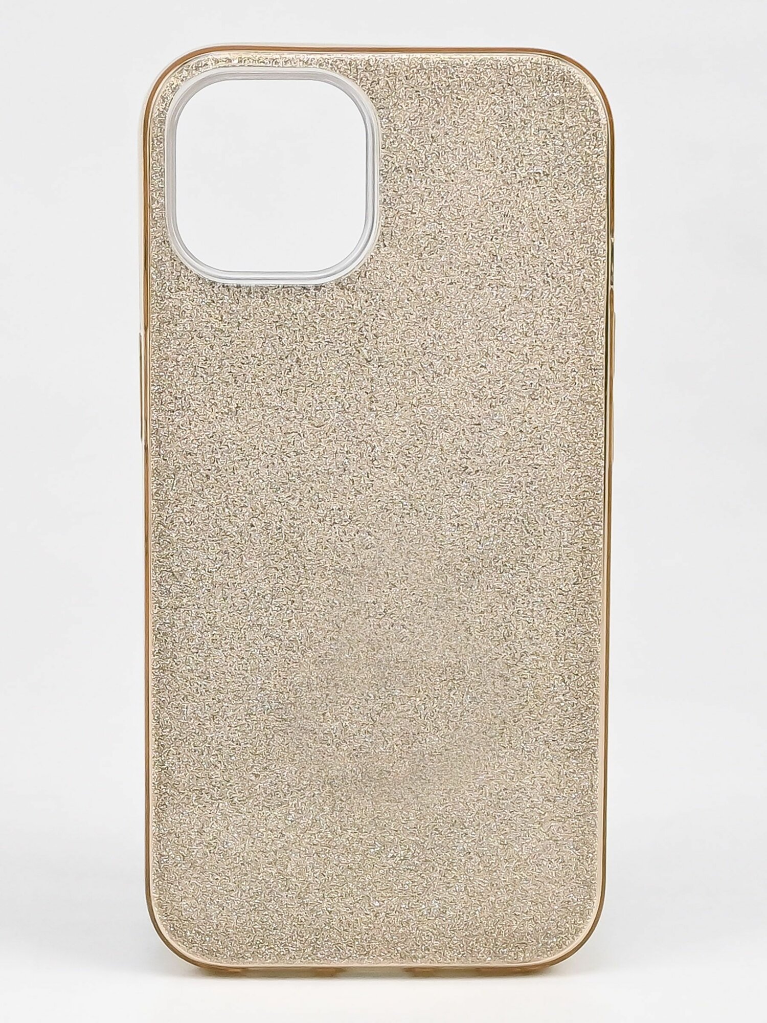 Силиконовый чехол бампер на смартфон Apple Iphone 14 переливающийся с блестками, защитная блестящая накладка для телефона айфон 14