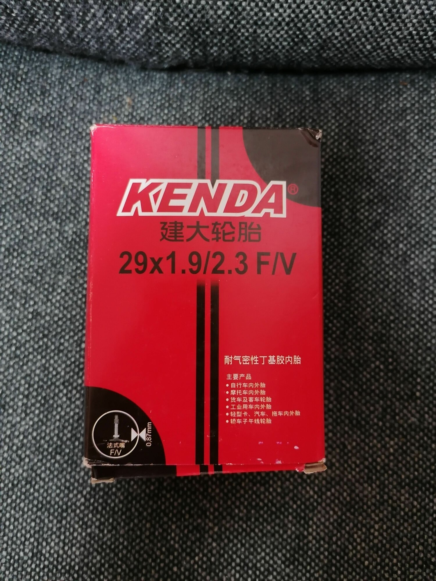 Велосипедная камера 29" KENDA 29x1.9/2.3 Presta (33 мм)