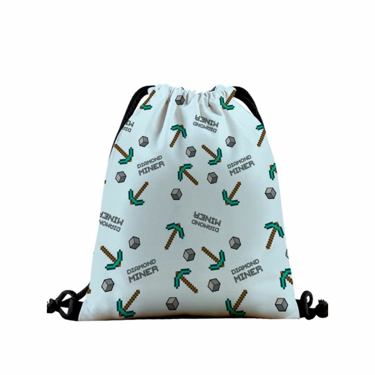 Мешок Minecraft для обуви 37x32см Кирка