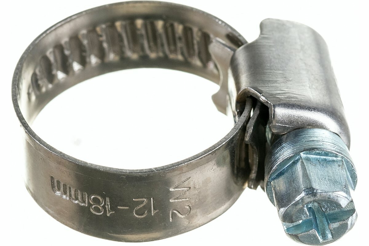 MGF Червячный хомут 12-18/9 W2 1-1-9-2-12-18 для крепления труб и шлангов в водоснабжении