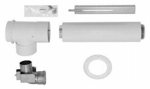 Комплект труб 80/125 для подключению к дымоходу Д80 Vaillant 303250