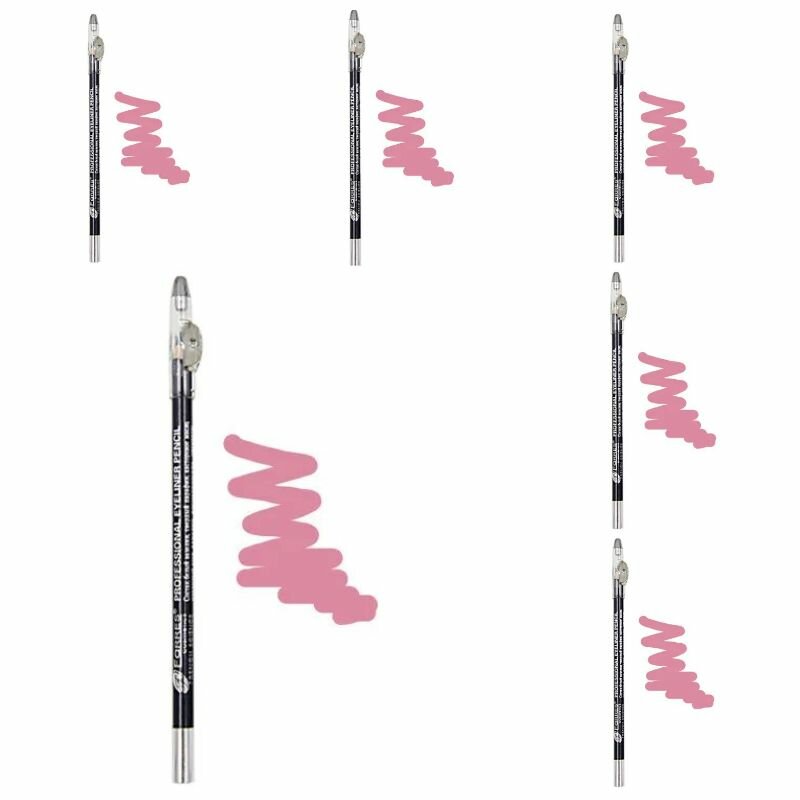 Farres Карандаш для губ, с точилкой, W207, 05 Пурпурный, 6 шт