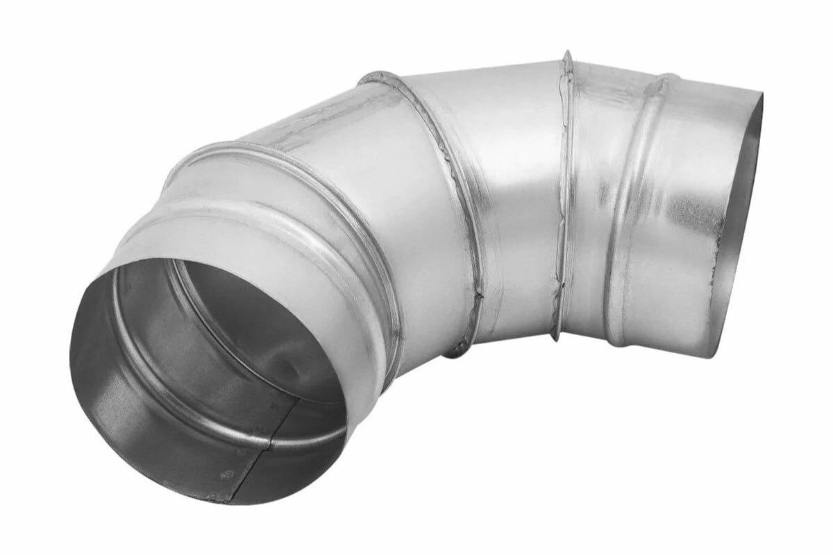 ООО Вентмаркет Отвод, для круглых воздуховодов на 90, d250, оцинкованная сталь OTV90x250