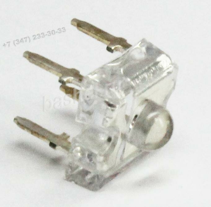 LED DIP Fish (Piranha) ARL2-7603IRAB IR (100mW, 940nm, 20°), Светодиод, прямоугольный прозрачный 7.6х5мм