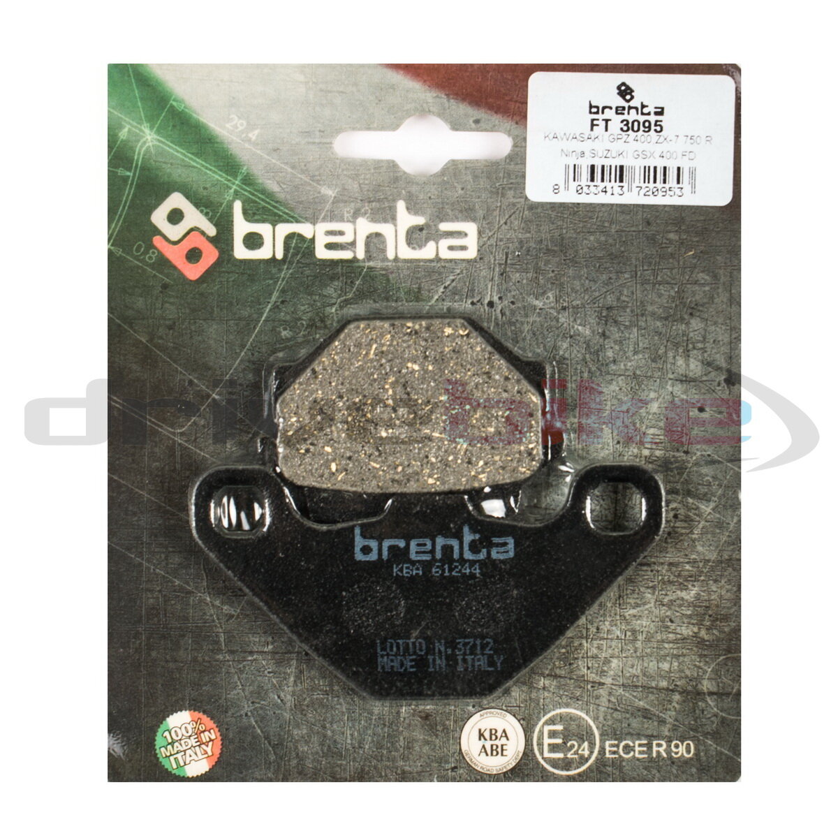 BRENTA Тормозные колодки FT 3095 Organic