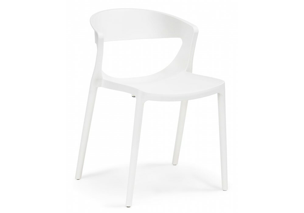 Пластиковый стул Woodville Пластиковый стул Градно белый - комплект из 4 шт