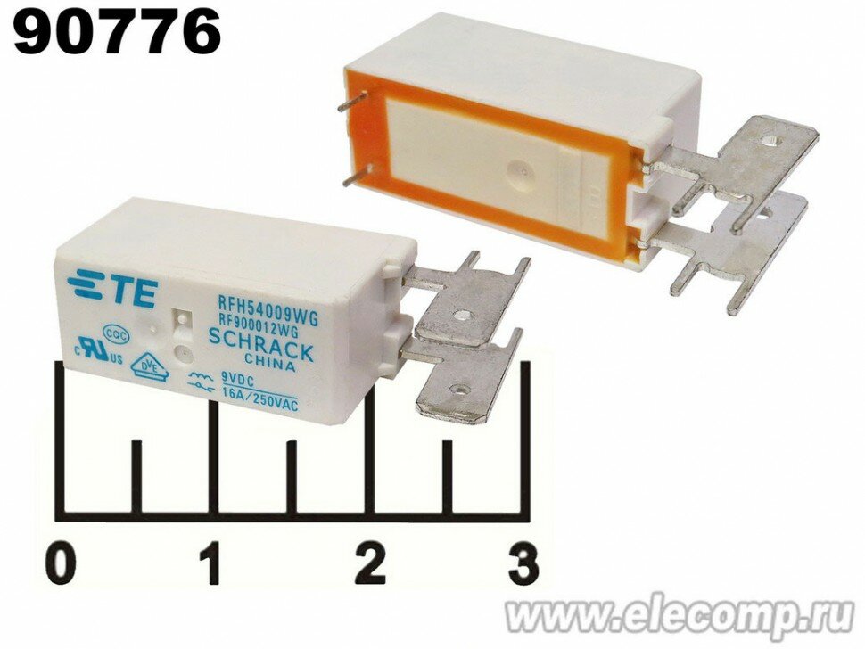 Реле =9V 16A/250V RFH54009WG
