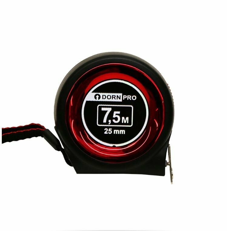 Рулетка с автостопом DORN PRO магнитная 7,5 м х 25 мм нейлоновое покрытие