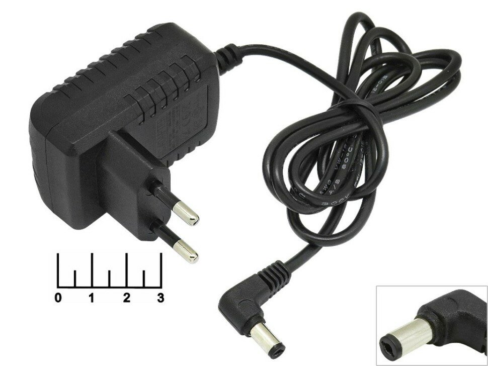 Блок питания 9V 0.6A AC-N348-A2/PA-2311-56 импульсный (5.5*2.1) (угол)