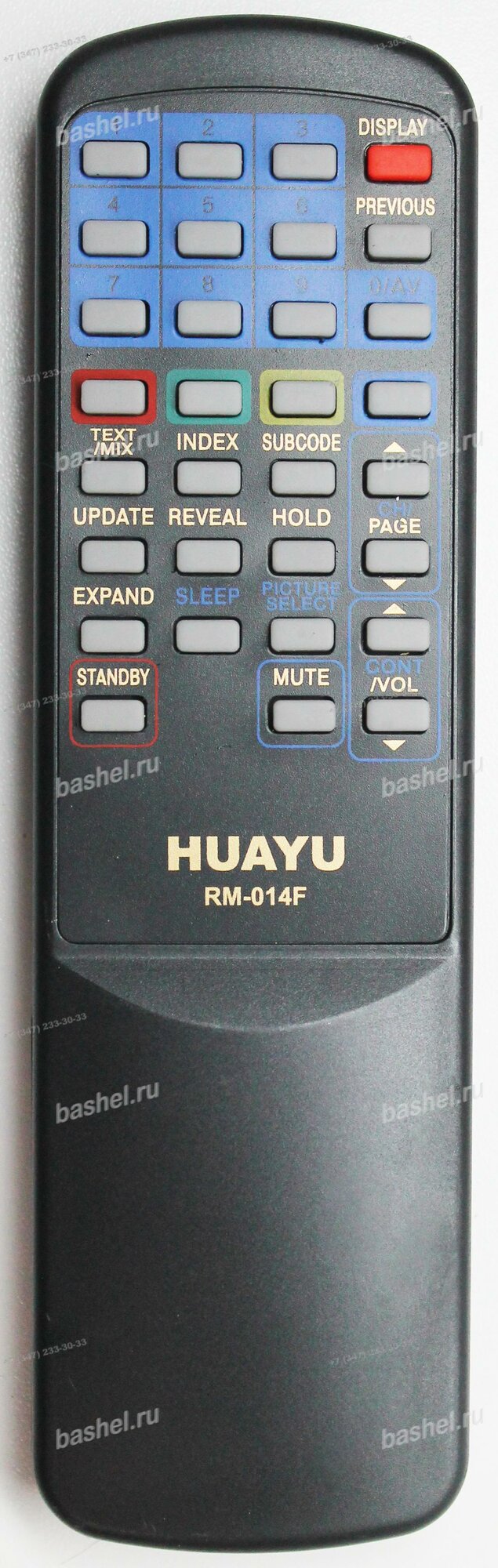 UNIVERSAL FUNAI RM-014F, Пульт ДУ