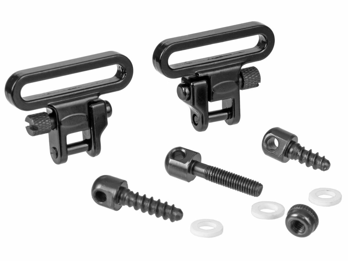 Антабки быстросъёмные ShotTime (два шурупа, винт, гайка) для ремня 30 мм, тип 2