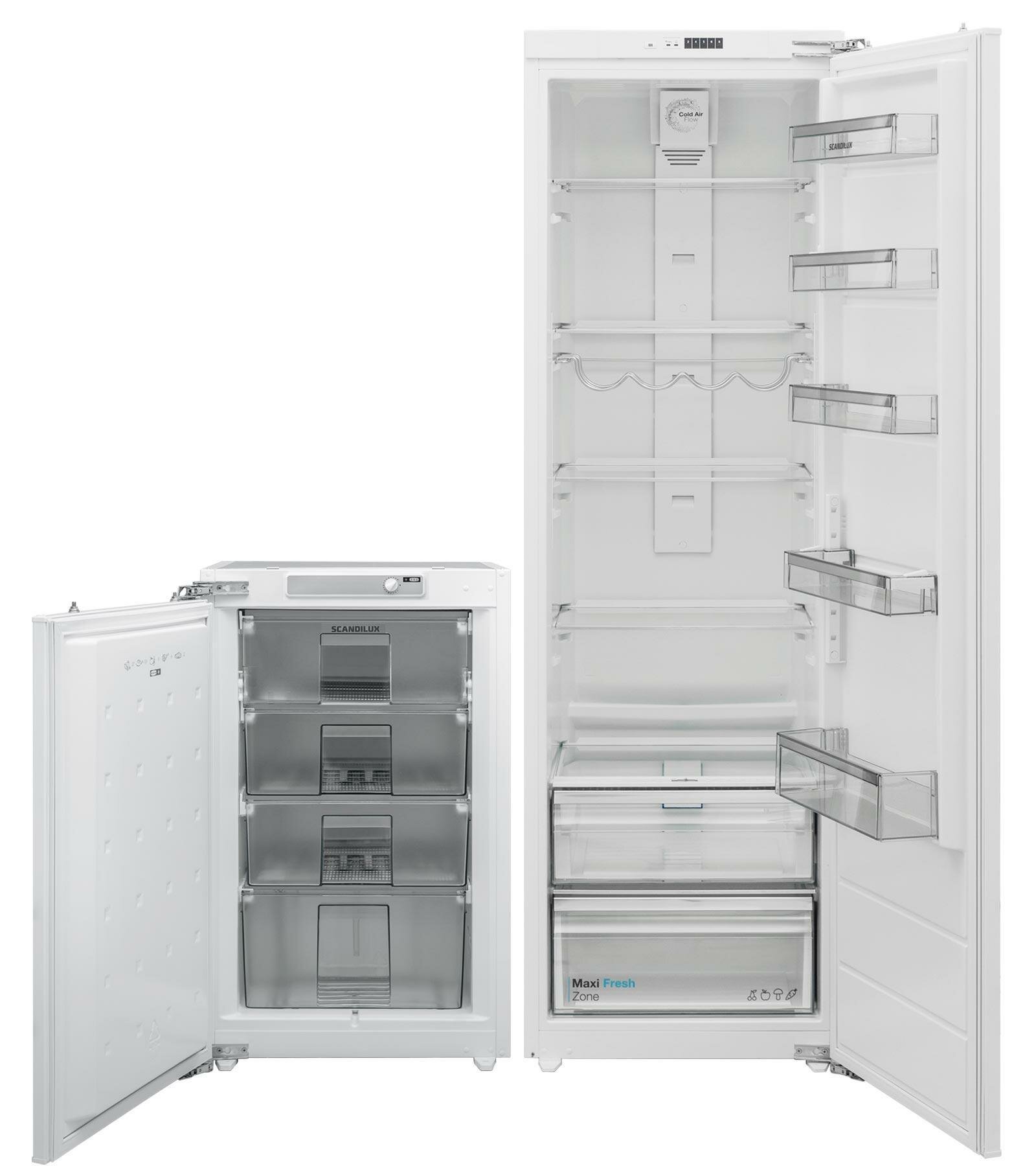 Встраиваемый холодильник Side-by-Side SCANDILUX SBSBI109EZ