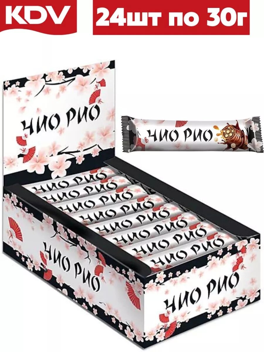 Батончик ЧИО-РИО, 24 шт. по 30 г