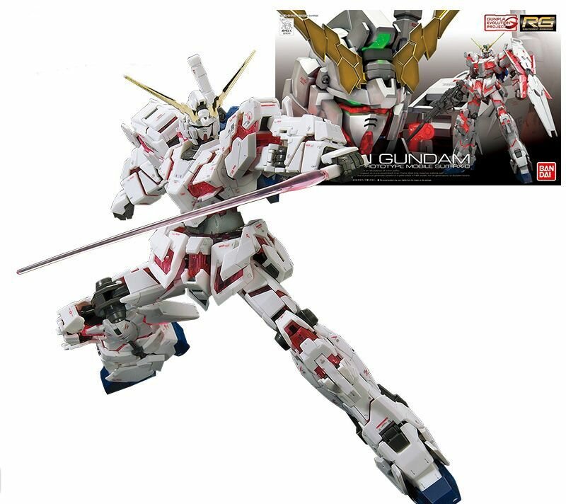 Фигурка Bandai RG 1/144 UNICORN GUNDAM Модель
