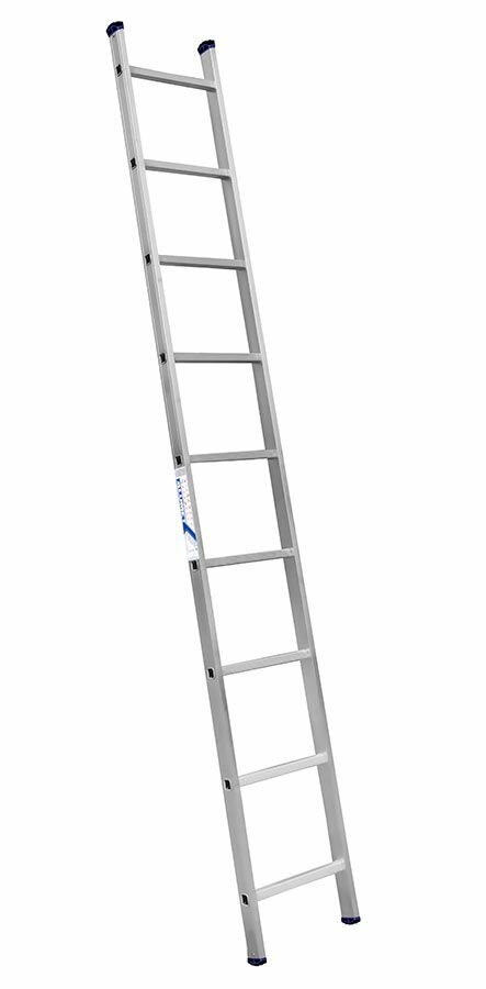 Лестница Алюмет 1Х9 Серия H1 Односекционная Приставная Алюминиевая