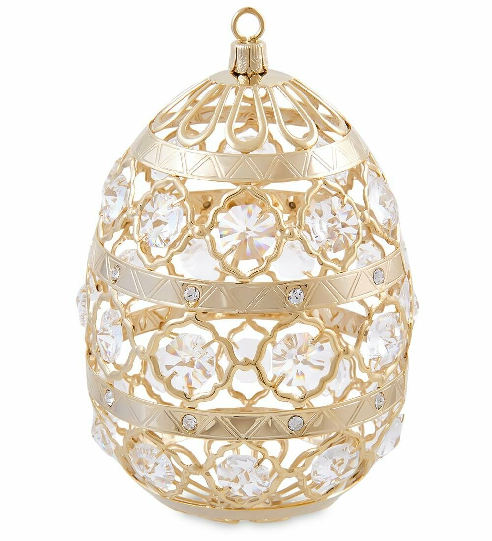 Фигурка Яйцо бол. в подарочной коробке A13538 Crystal Temptations, Металл, кристалл