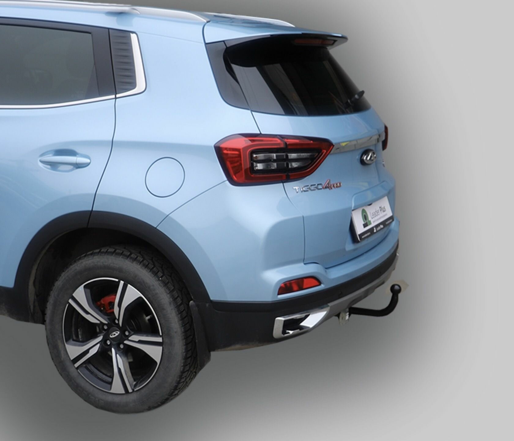 Фаркоп Лидер-плюс для Chery Tiggo 4 Pro (T19FL) 2022-. Требуется подрезка бампера. Нагрузки: 1200/75 кг,(без электрики в комплекте) - C109-A
