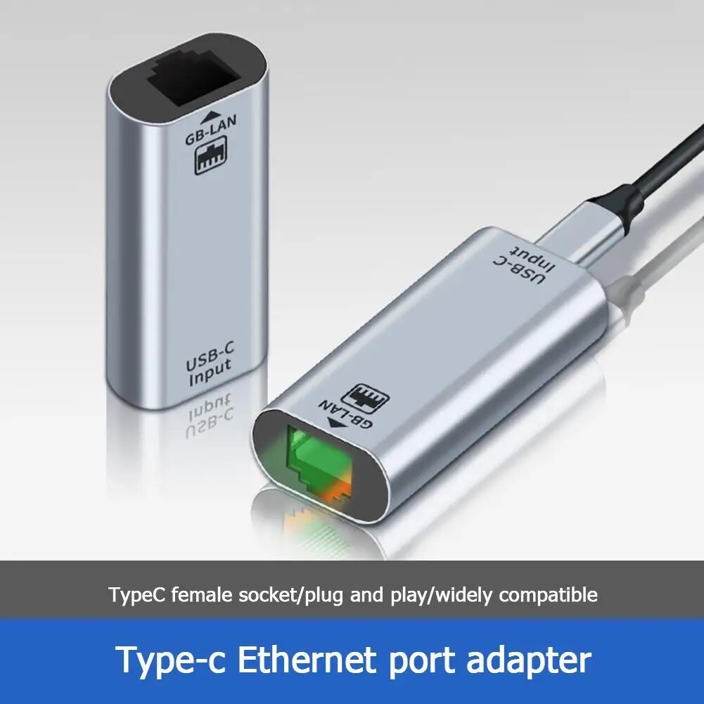 Адаптер USB C ALLOYSEED Ethernet RJ45