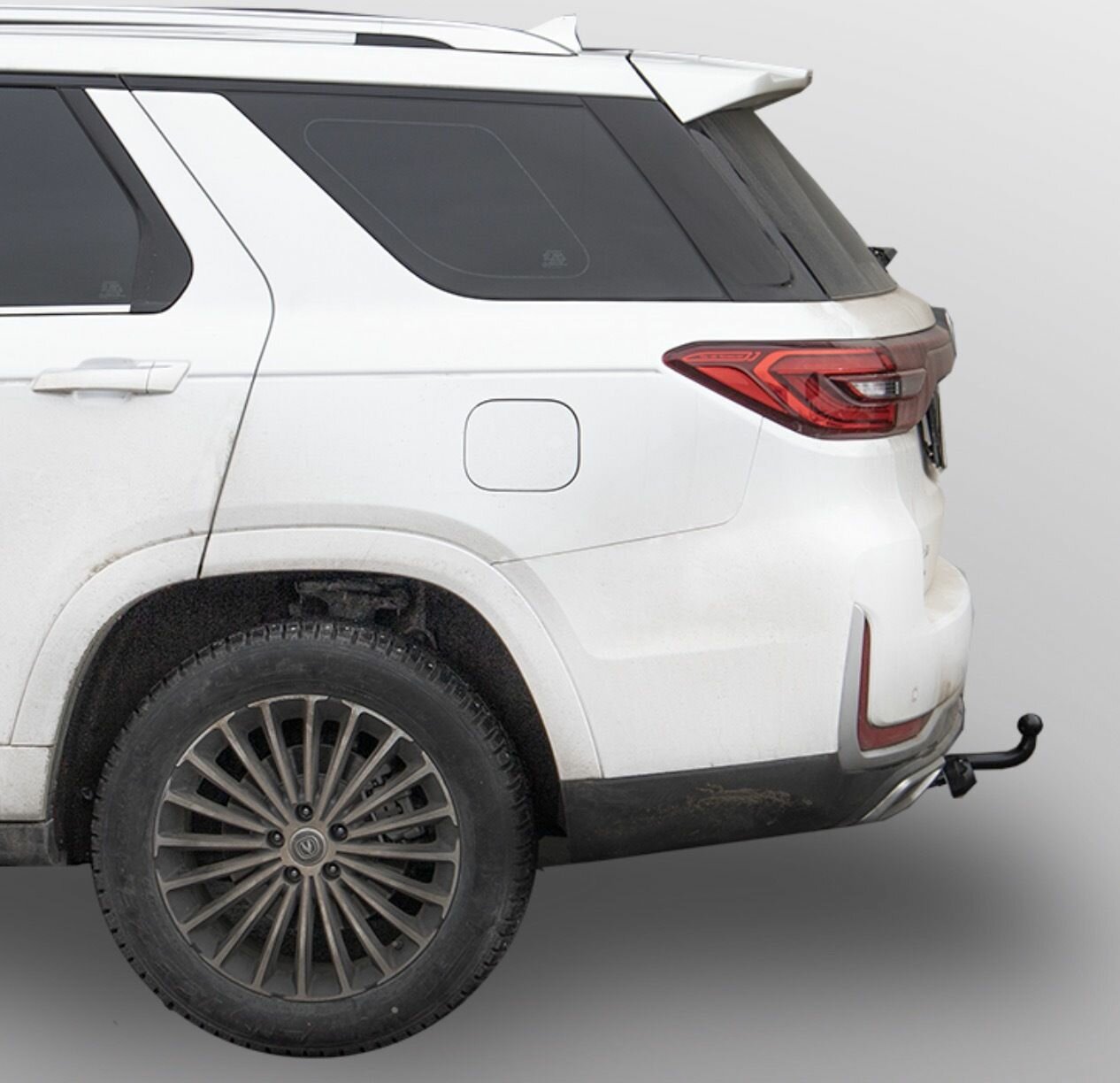 Фаркоп Лидер-плюс для Changan CS95 2019-2023. Требуется подрезка бампера. Тип шара: A. Нагрузки: 1000/75 кг,(без электрики в комплекте) - C403-A