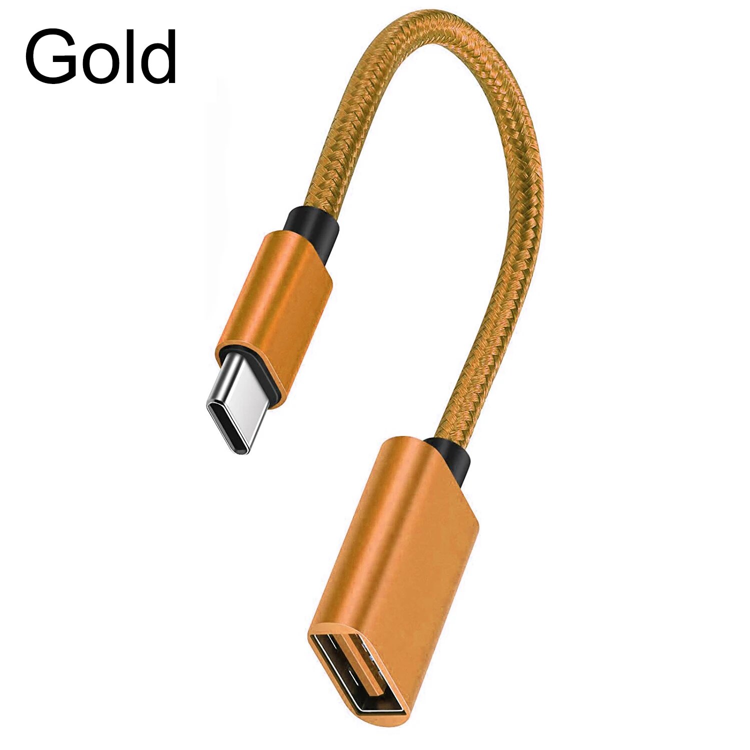 Переходник USB 3.0 - Type-C Gold
