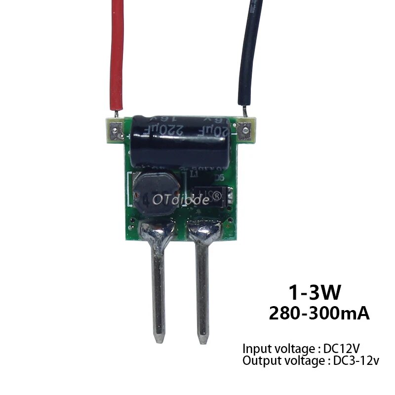 OTdiode трансформатор освещения 12V LED MR16 300mA 600mA 5шт MR16 1-3x1W